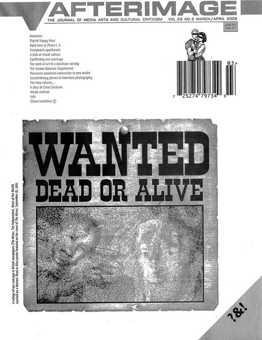 A Look at Visual Studies | Afterimage | University of California Press