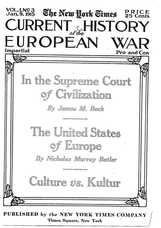 German Declarations | Current History | University of California Press
