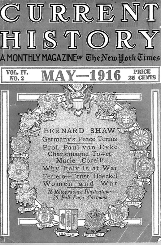 Lord Bryce on War and Progress | Current History | University of ...