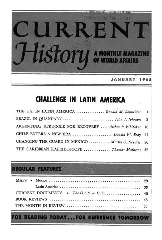 The Month in Review | Current History | University of California Press