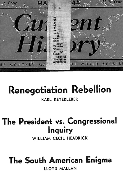 The President vs. Congressional Inquiry | Current History | University ...