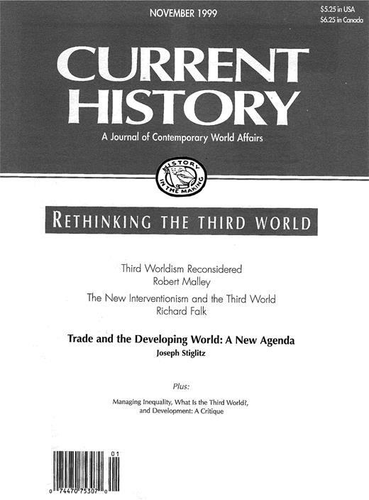 The Invention of Development | Current History | University of ...