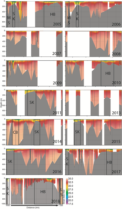 Zooplankton assemblages along the North American Arctic: Ecological ...