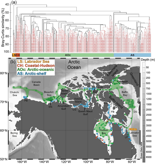 Zooplankton assemblages along the North American Arctic: Ecological ...