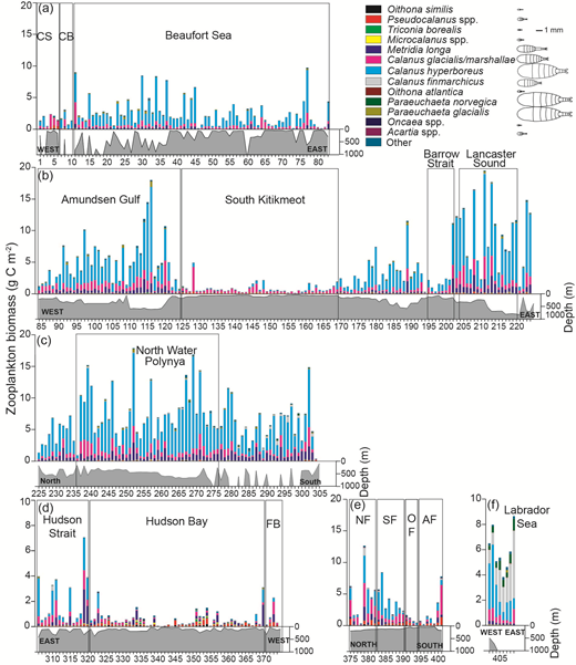 Zooplankton assemblages along the North American Arctic: Ecological ...