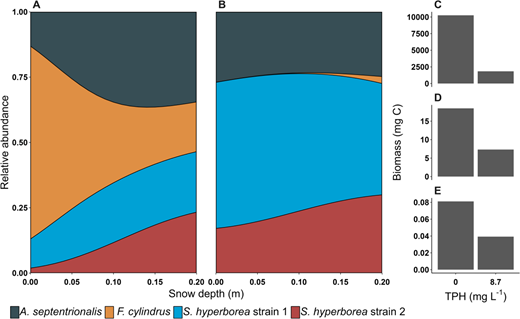Impacts of crude oil on Arctic sea-ice diatoms modified by irradiance ...