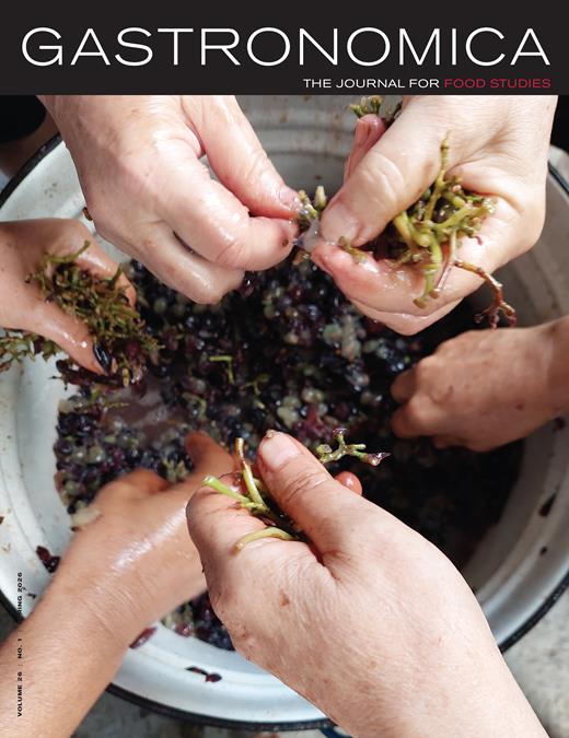 Volume 26 Issue 1 | Gastronomica | University of California Press