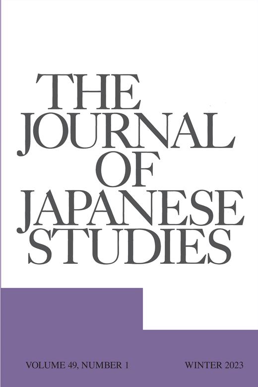 Volume 49 Issue 1 | The Journal of Japanese Studies | University of ...