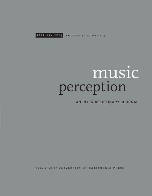 Volume 41 Issue 3 | Music Perception | University of California Press