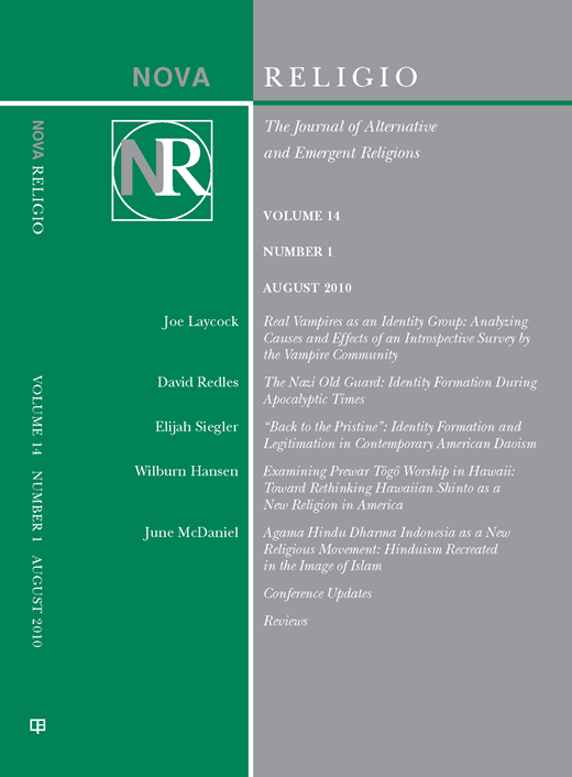 Real Vampires as an Identity Group: Analyzing Causes and Effects of an ...