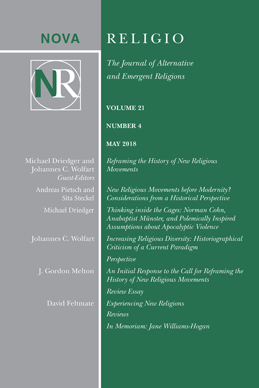 In Memoriam: Jane Williams-Hogan | Nova Religio | University of ...