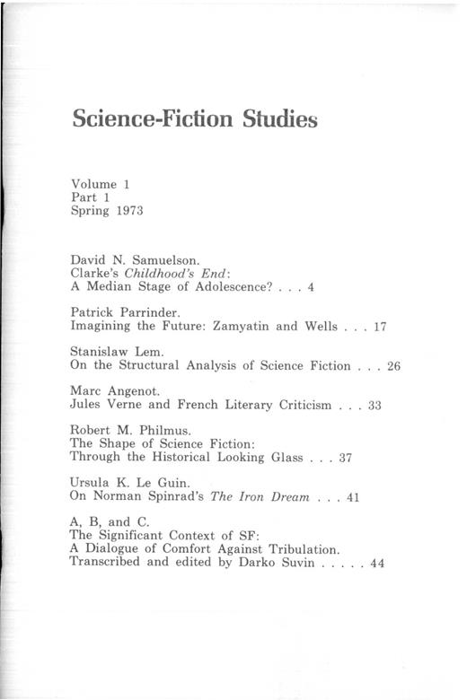 The Shape of Science Fiction: Through the Historical Looking Glass ...