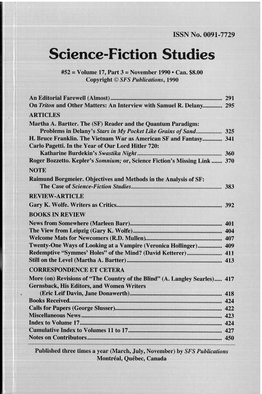 Review: Science Fiction: A Teacher’s Guide and Resource Book, edited by ...