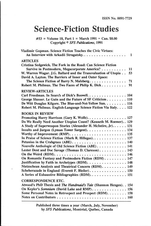 Review: Science Fiction & Fantasy Book Review Annual 1998, edited by ...