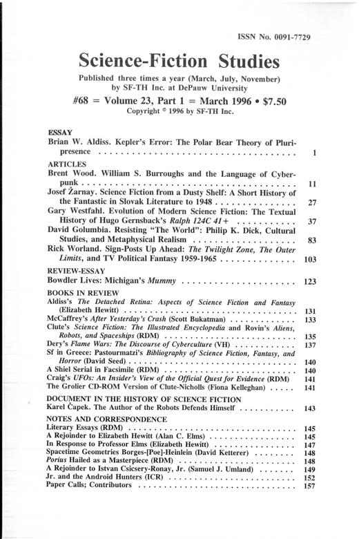 Evolution of Modern Science Fiction: The Textual History of Hugo ...