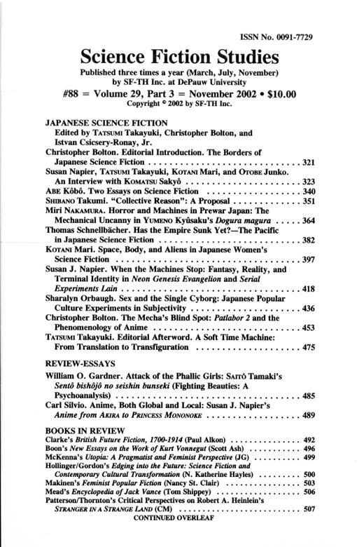 When the Machines Stop: Fantasy, Reality, and Terminal Identity in Neon ...