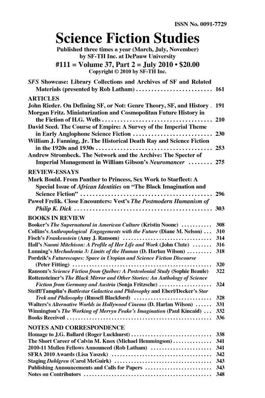 Miniaturization and Cosmopolitan Future History in the Fiction of H.G ...