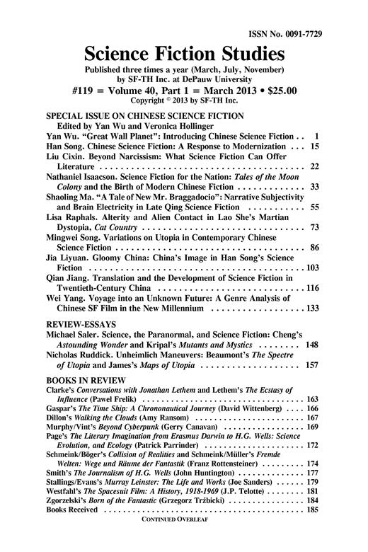 Science Fiction for the Nation: Tales of the Moon Colony and the Birth ...