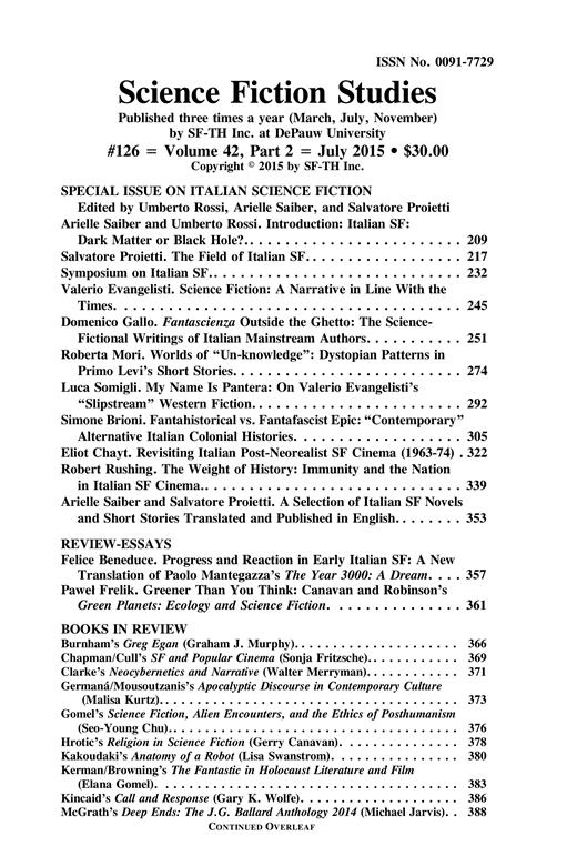 2015-2016 Mullen Fellowships | Science Fiction Studies | University of ...