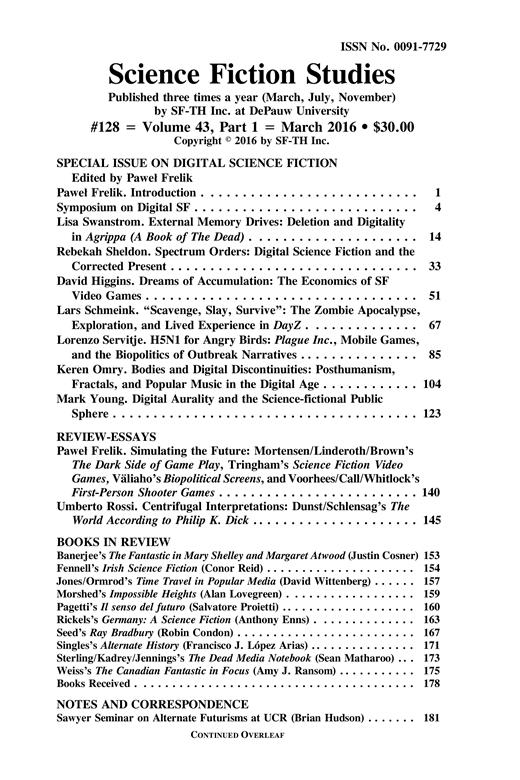 Review: Science, Gender, and History: The Fantastic in Mary Shelley and ...