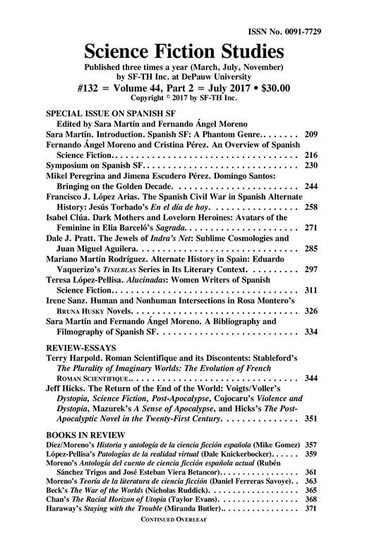 Volume 44 Issue Part 2 (132) | Science Fiction Studies | University of ...