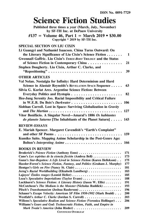 Nostalgia for Infinity: Hard Determinism and Hard Science in Alastair ...