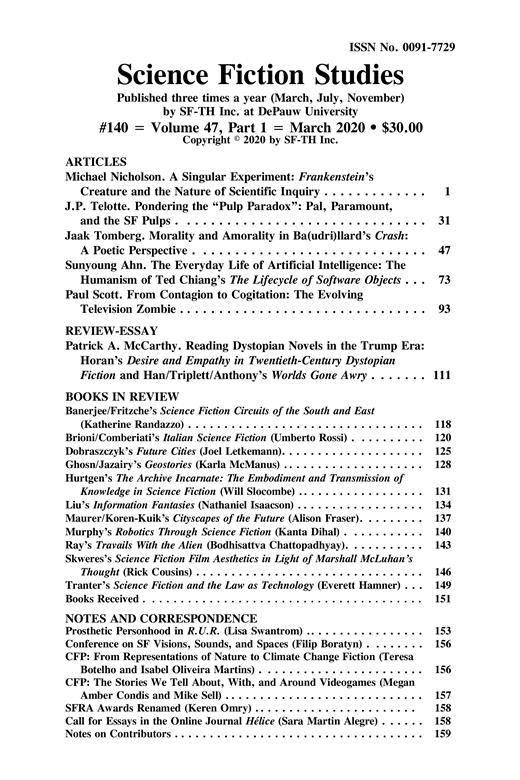 Review: Robotics Through Science Fiction: Artificial Intelligence ...