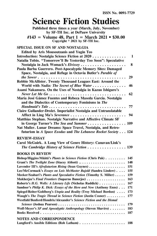 SF and Mormonism | Science Fiction Studies | University of California Press