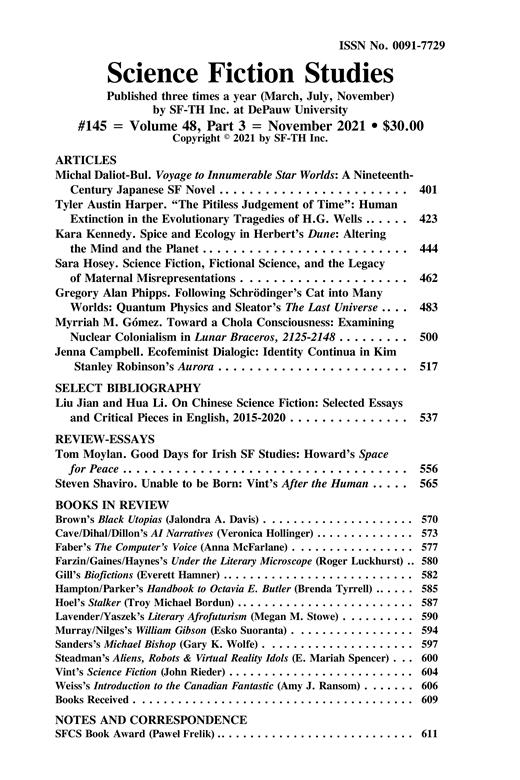 Call for Contributions: Fafnir—Nordic Journal of Science Fiction and ...