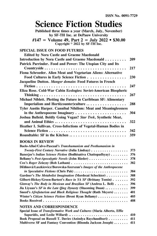 Review: Indian Science Fiction: Patterns, History, Hybridity, by ...