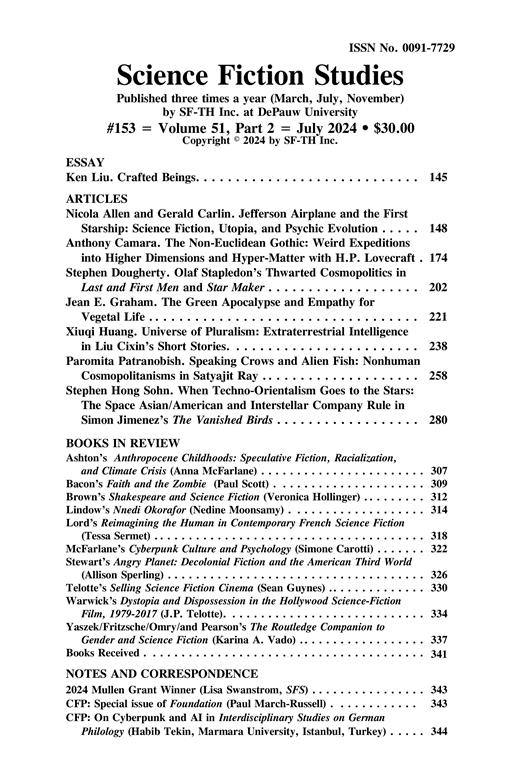 Review: Dystopia and Dispossession in the Hollywood Science-Fiction ...